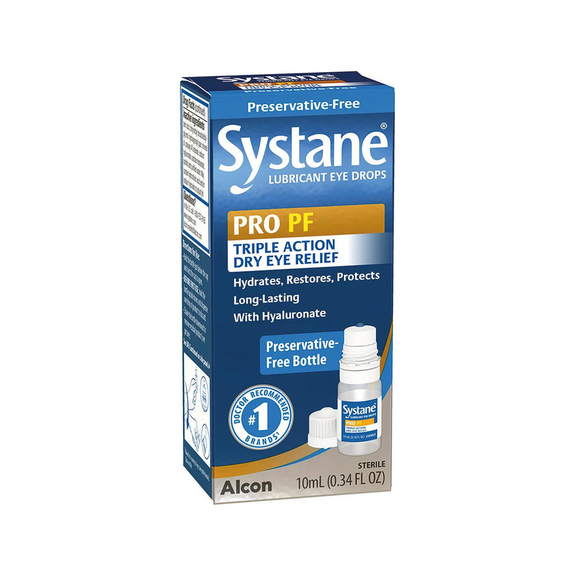 Systane PRO PF Multi-Dose Preservative free Lubricant Eye Drops – 10mL ...