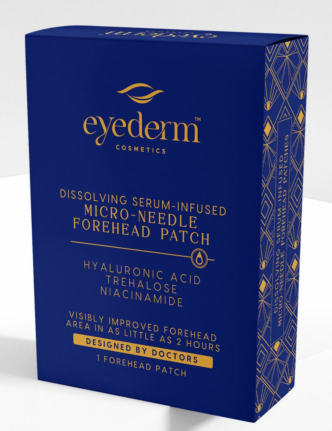 EyeDerm Micro-needle Forehead Patches to target fine lines, wrinkles ...